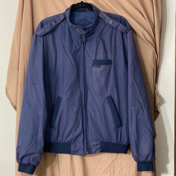 Members Only | Jackets & Coats | Vintage Members Only Blue Windbreaker ...